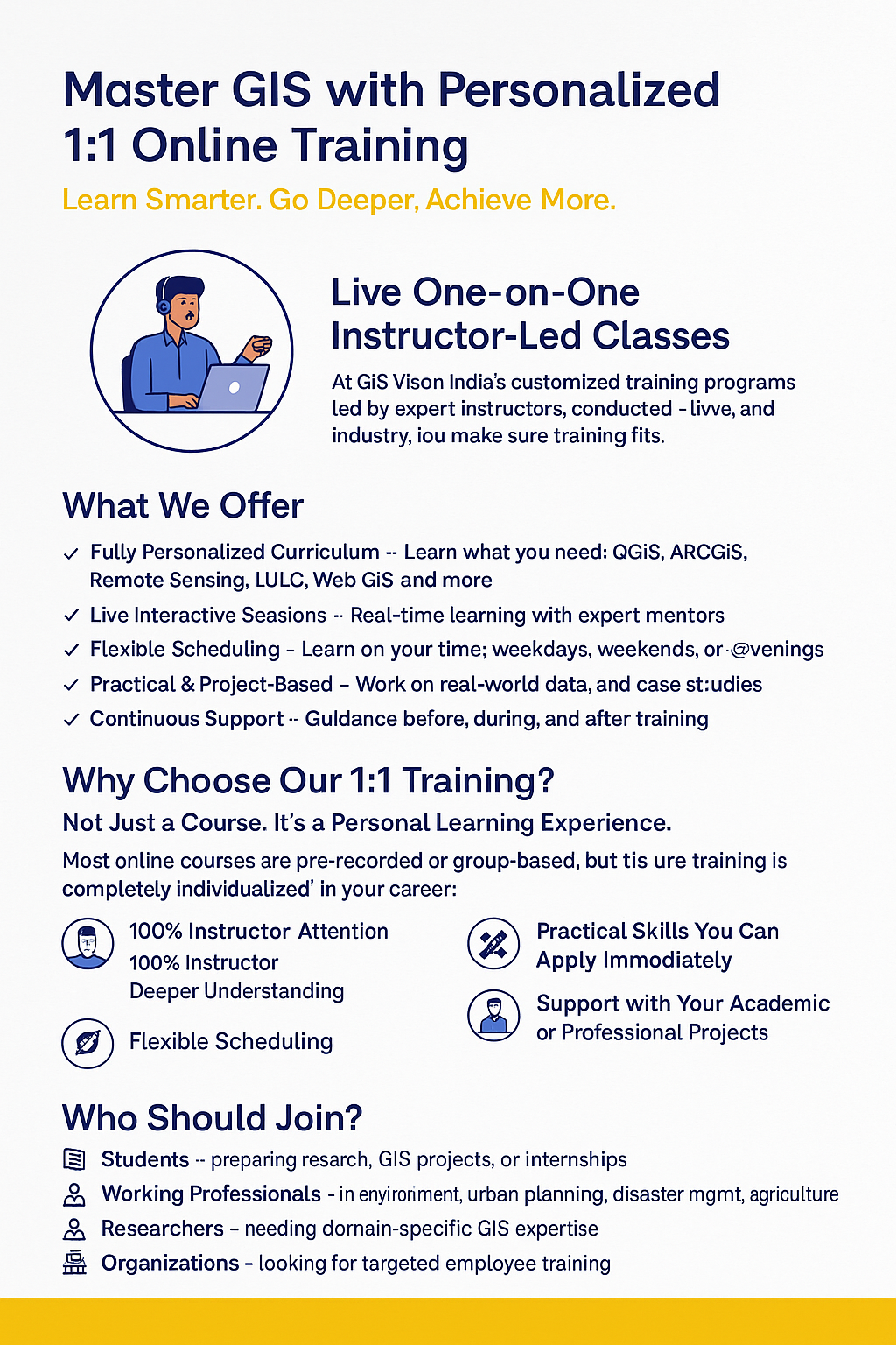 Learn Through Our Personalized 1-on-1 Instructor-Led Classes – GVI ...